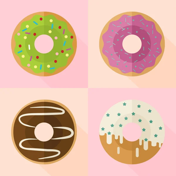 Cute Doughnut Vector Illustration — Stock Vector © SoulGIE #207037802 Cute Doughnut Vector Illustration — Stock Vector © SoulGIE #207037802