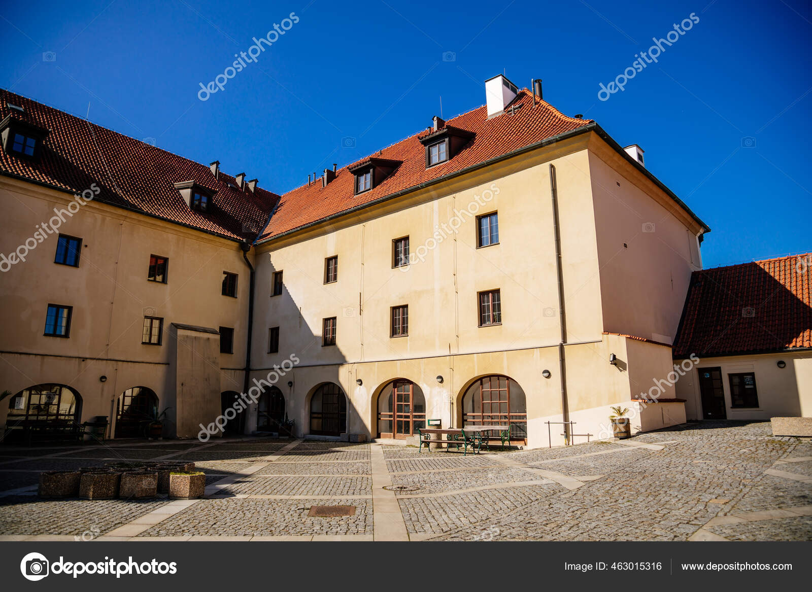Medieval Gothic Castle Kadan Royal City Town Fortification Fortress ...