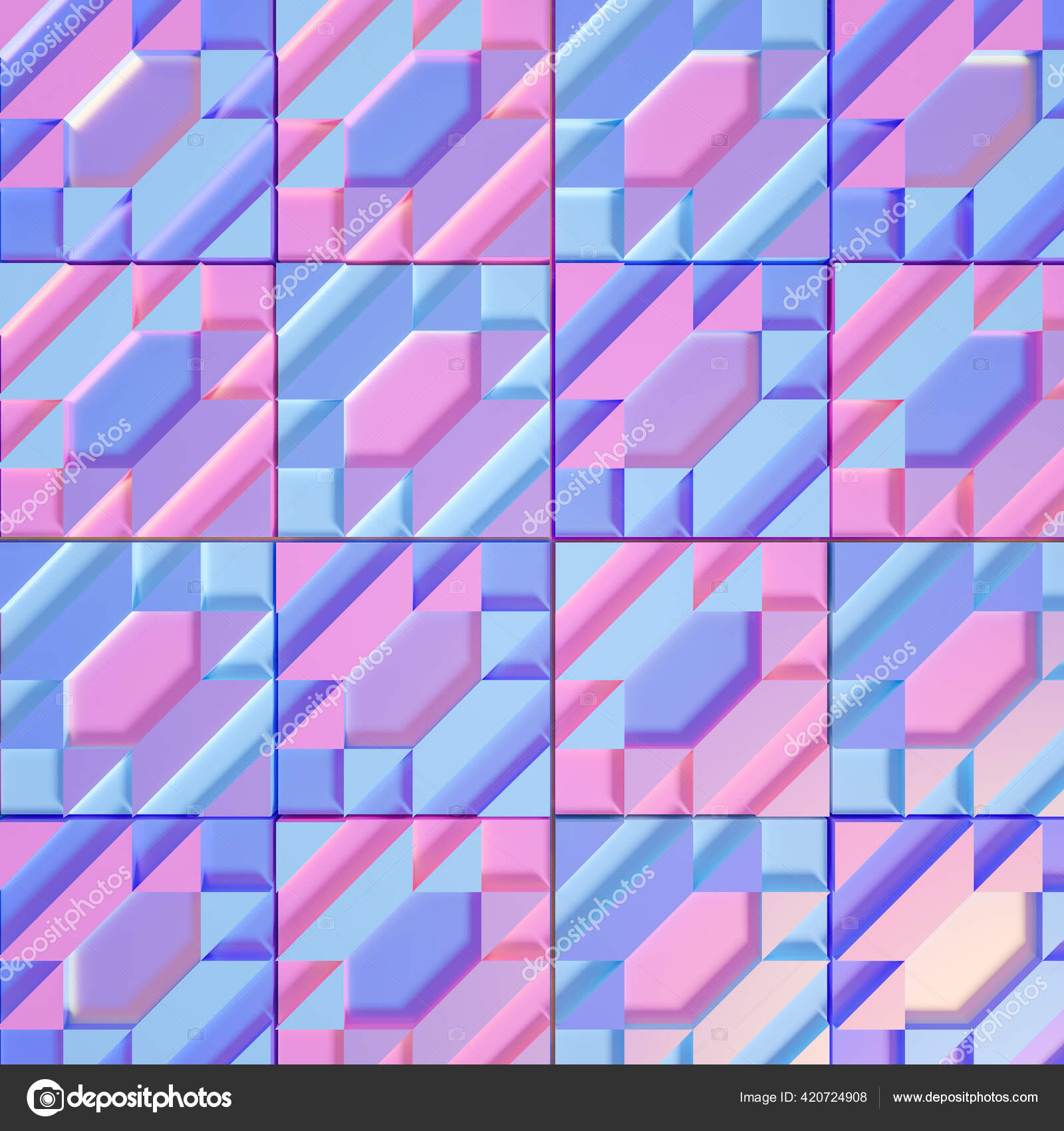 Beautiful Cheerful Pattern Background Illustration Rendering — Stock ...