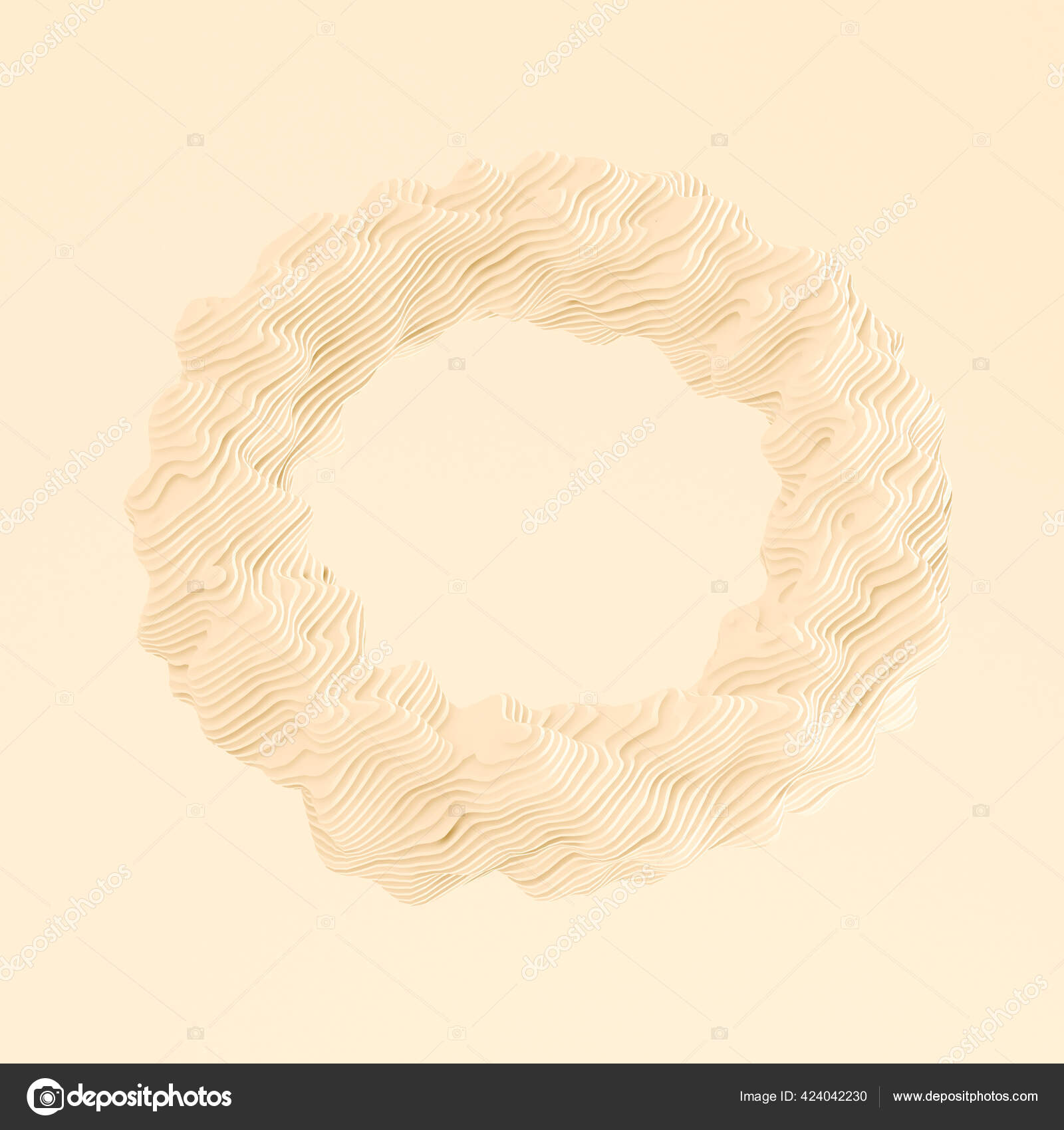 Light Yellow Abstract Background Illustration Rendering Stock Photo by ...