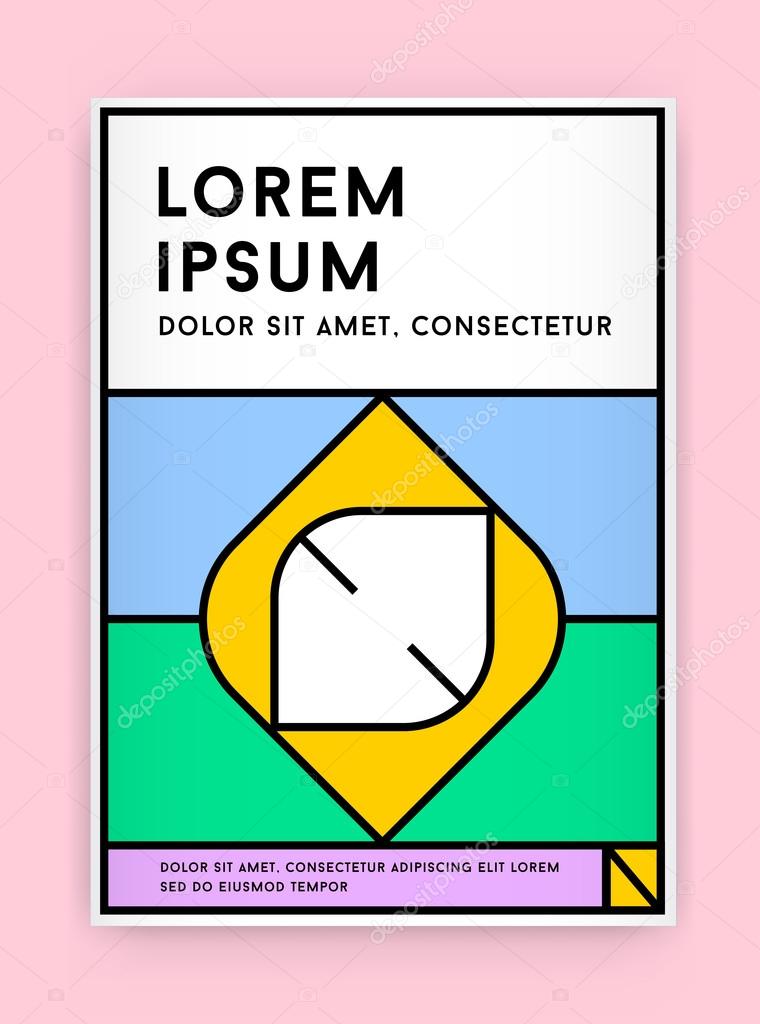 Trendy Geometric Visual Identity Stock Vector Image by ©ckybe #109922778