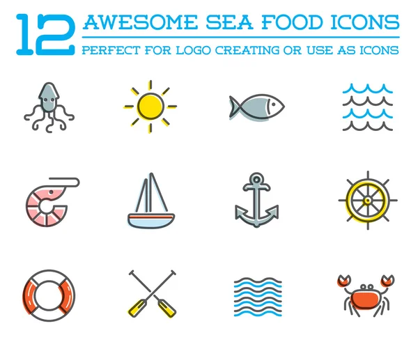 Ocean food web Vector Art Stock Images | Depositphotos