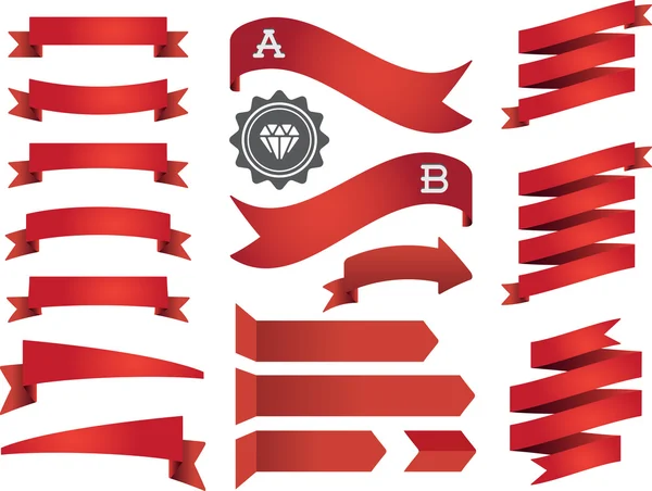 Red ribbon band Vector Art Stock Images | Depositphotos