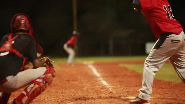 Batter about to hit the ball in a baseball game Stock Photo by ...