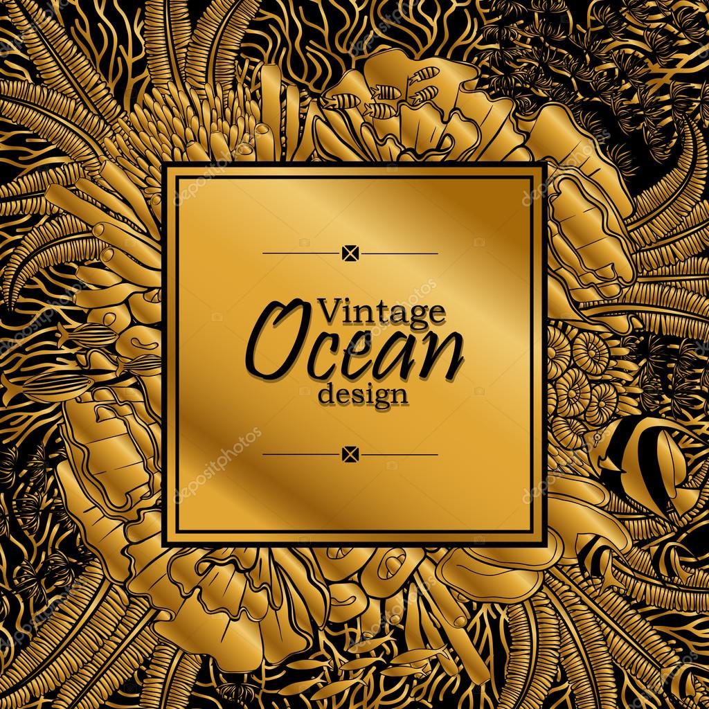 Ocean line art design Stock Vector Image by ©homunkulus28 #100972502