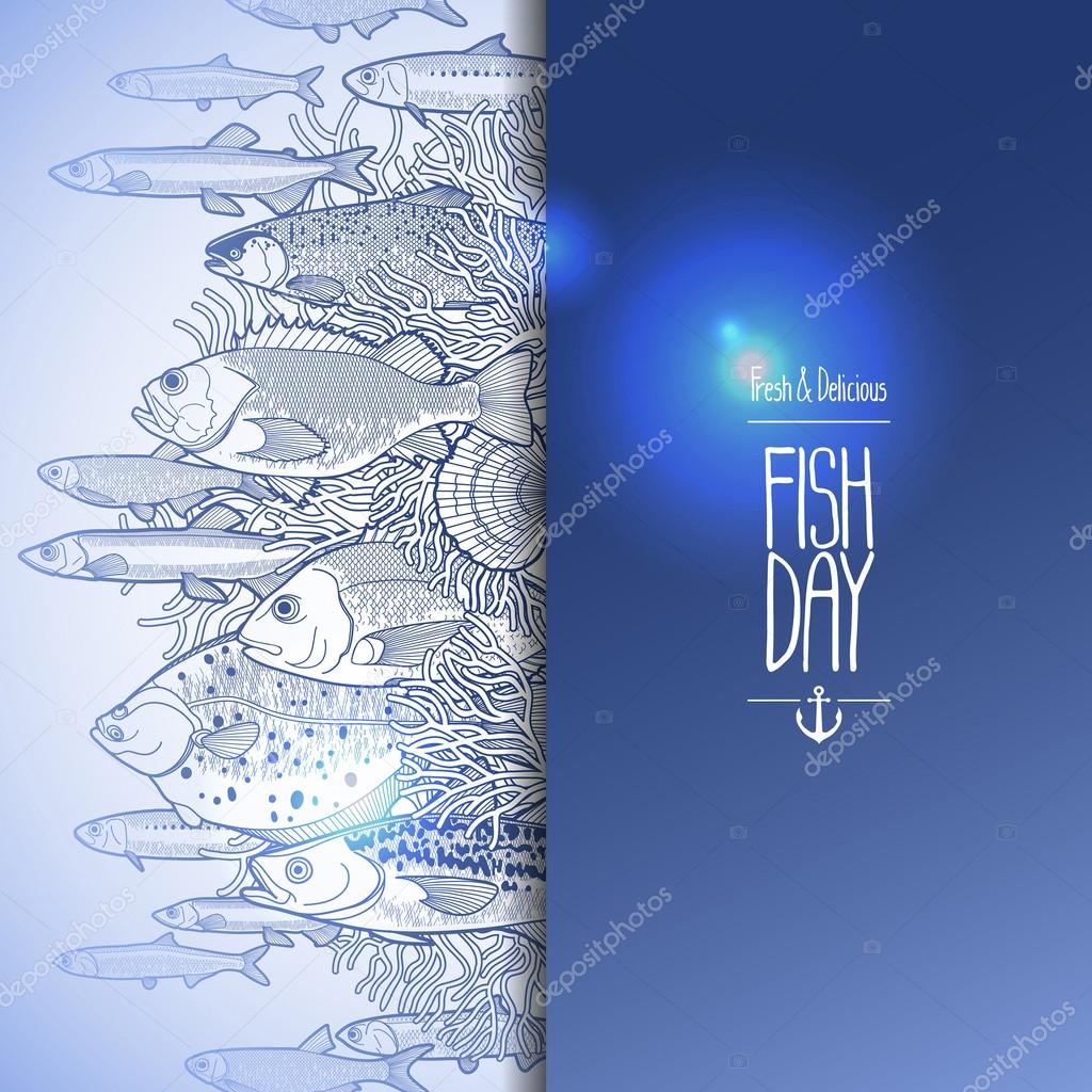 Graphic ocean fish design Stock Vector Image by ©homunkulus28 #106293686