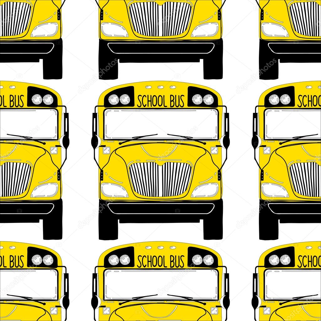 School bus vector pattern Stock Vector Image by ©homunkulus28 #91248680