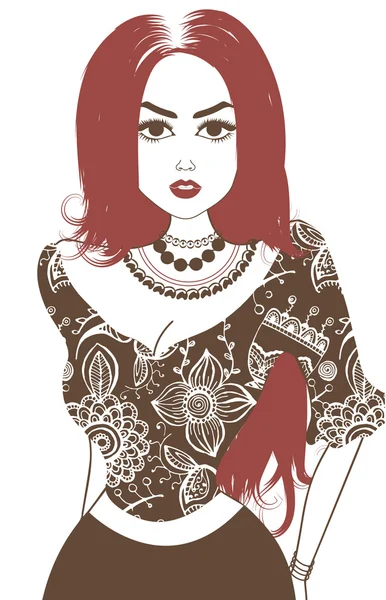 Gypsy woman Vector Art Stock Images | Depositphotos
