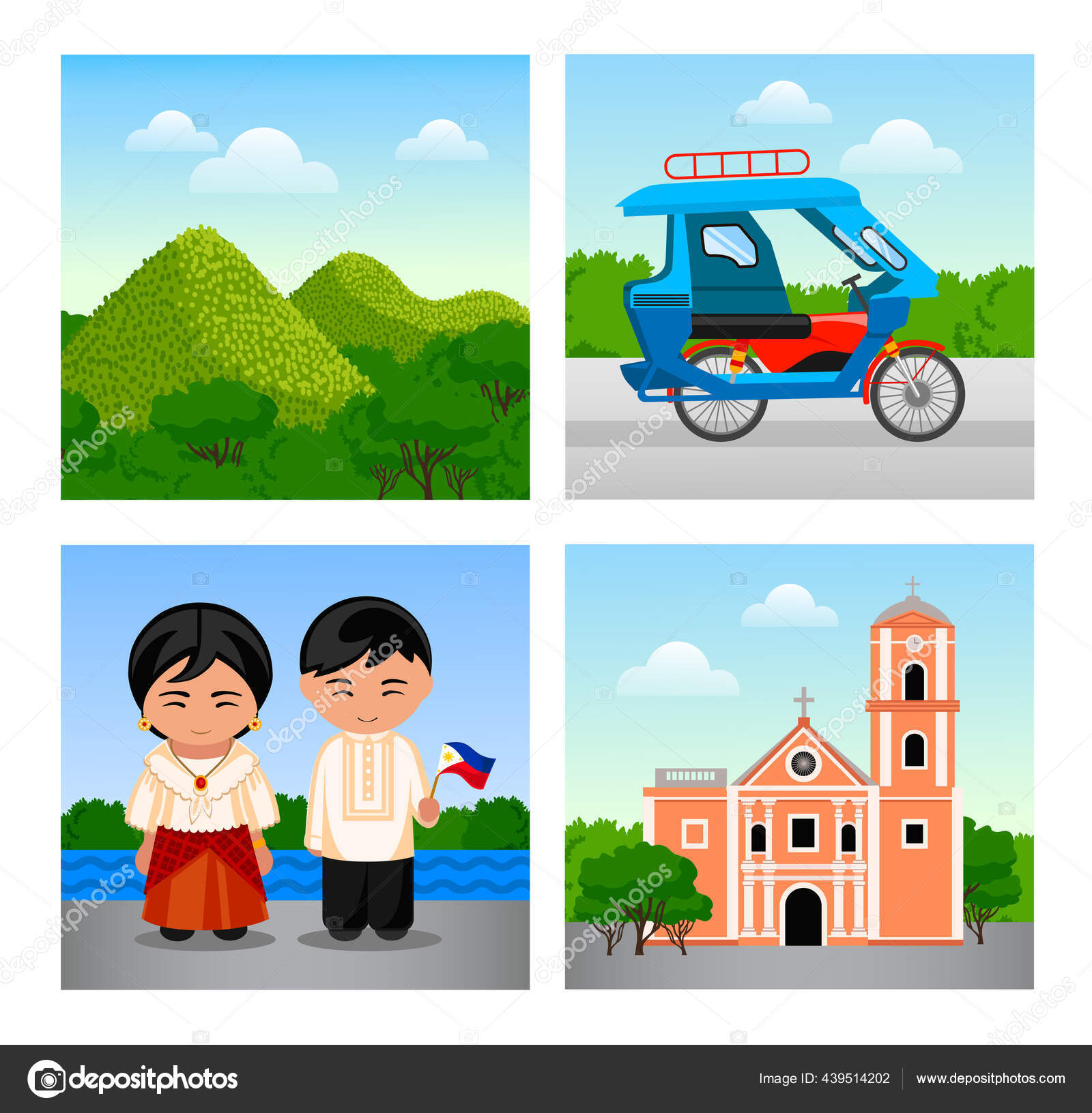 Philippine Tricycle Clipart