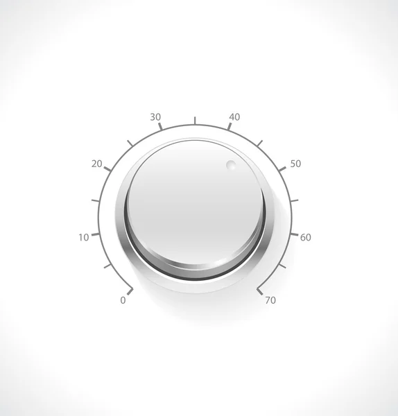Round volume knob Stock Vector Image by ©garybaldi #88419474