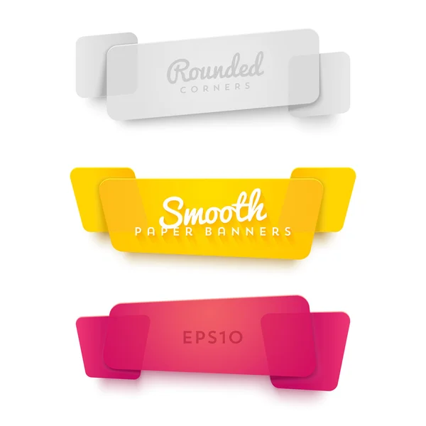 Set of translucent plastic banners Stock Vector Image by ©garybaldi ...