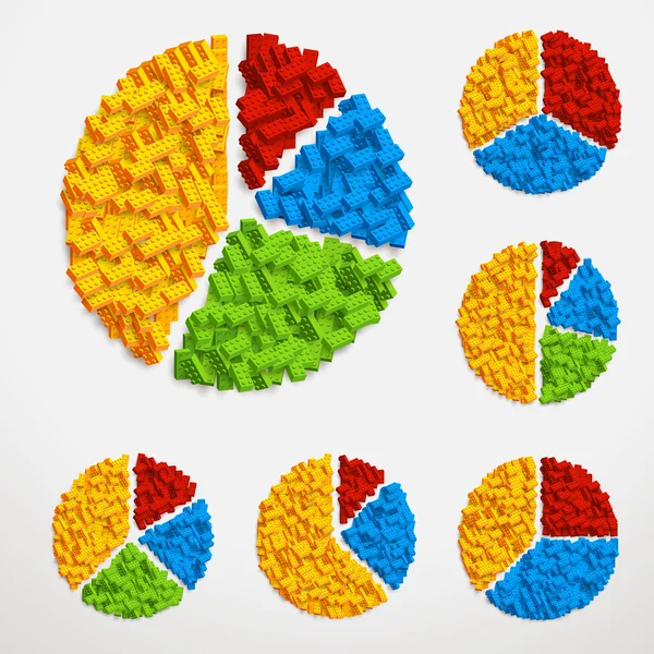 Pie charts Vector Art Stock Images | Depositphotos
