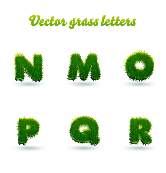 Grass for letters Vector Art Stock Images | Depositphotos