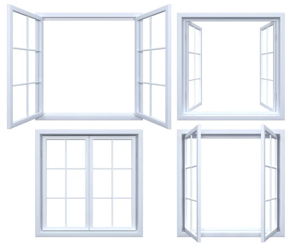 Set of different windows Stock Photos, Royalty Free Set of different ...