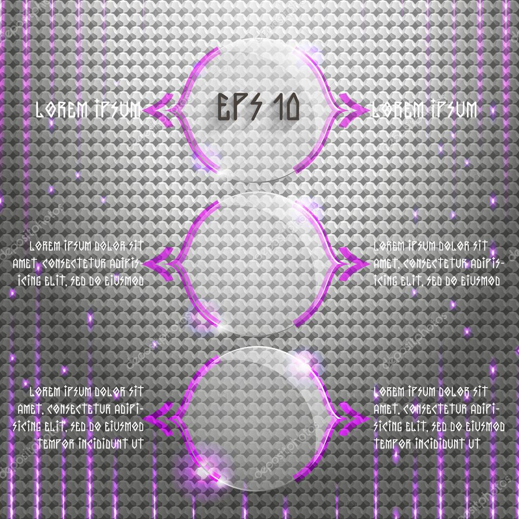 Figured banners on diamonds background Stock Vector Image by ©OlgaKN ...