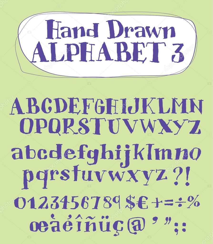 Hand drawn alphabet Stock Vector Image by ©CallahanLounge #88651248