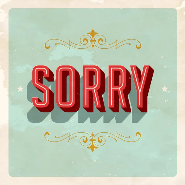 Sinal de arrependimento Vector Art Stock Images | Depositphotos