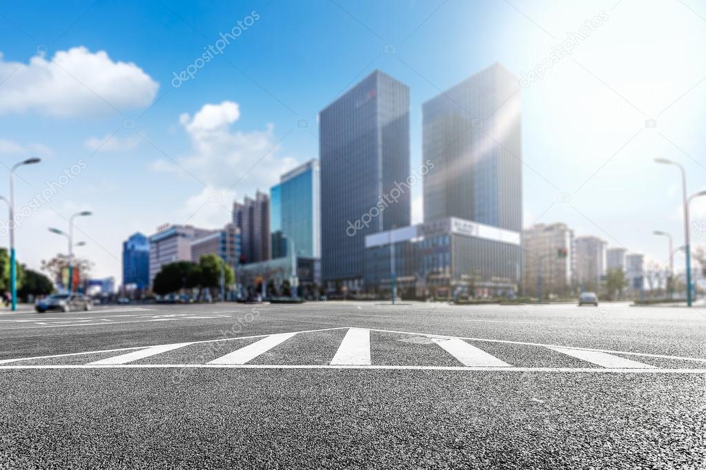 Urban City Street Background