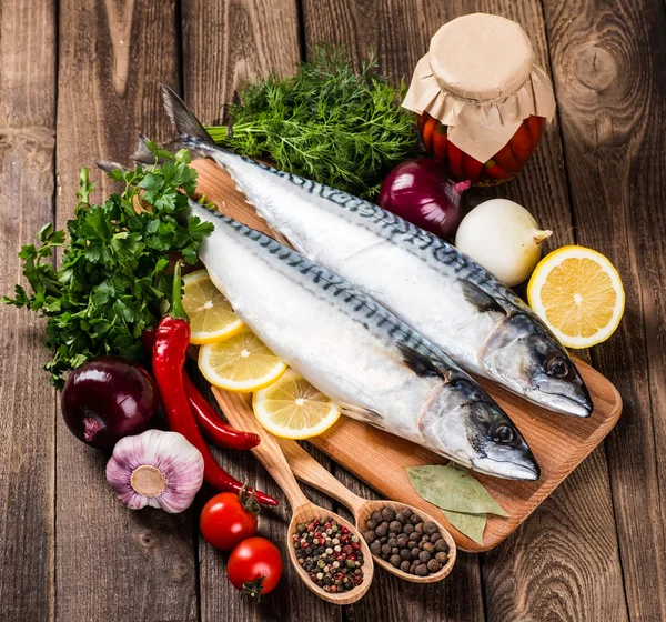 Mackarel at cutting table Stock Photo by ©bukhta79 117767944