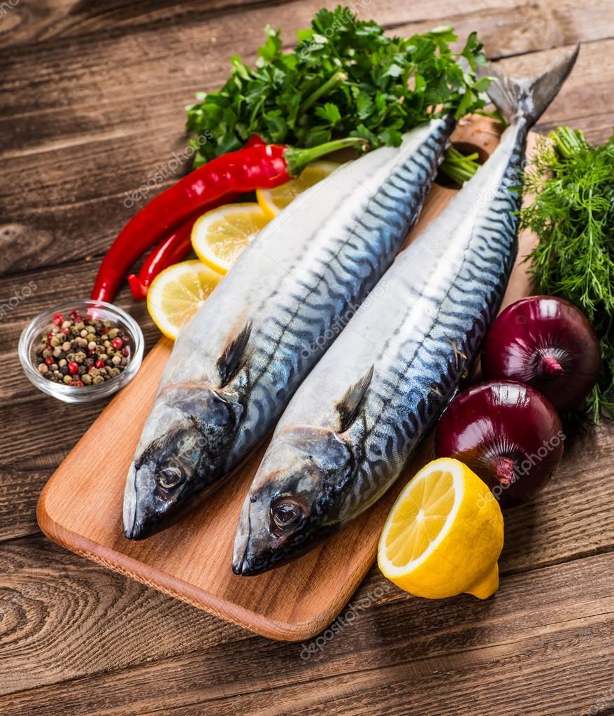 Mackarel at cutting table Stock Photo by ©bukhta79 117767944