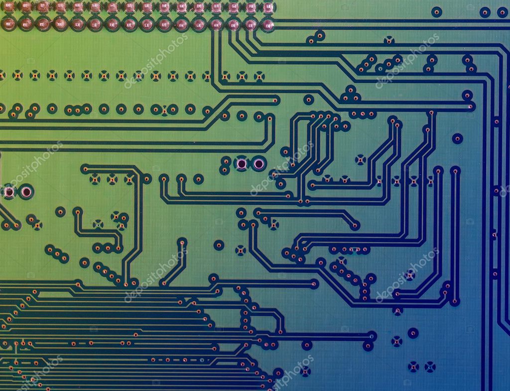 Circuit board background of computer motherboard Stock Photo by ...