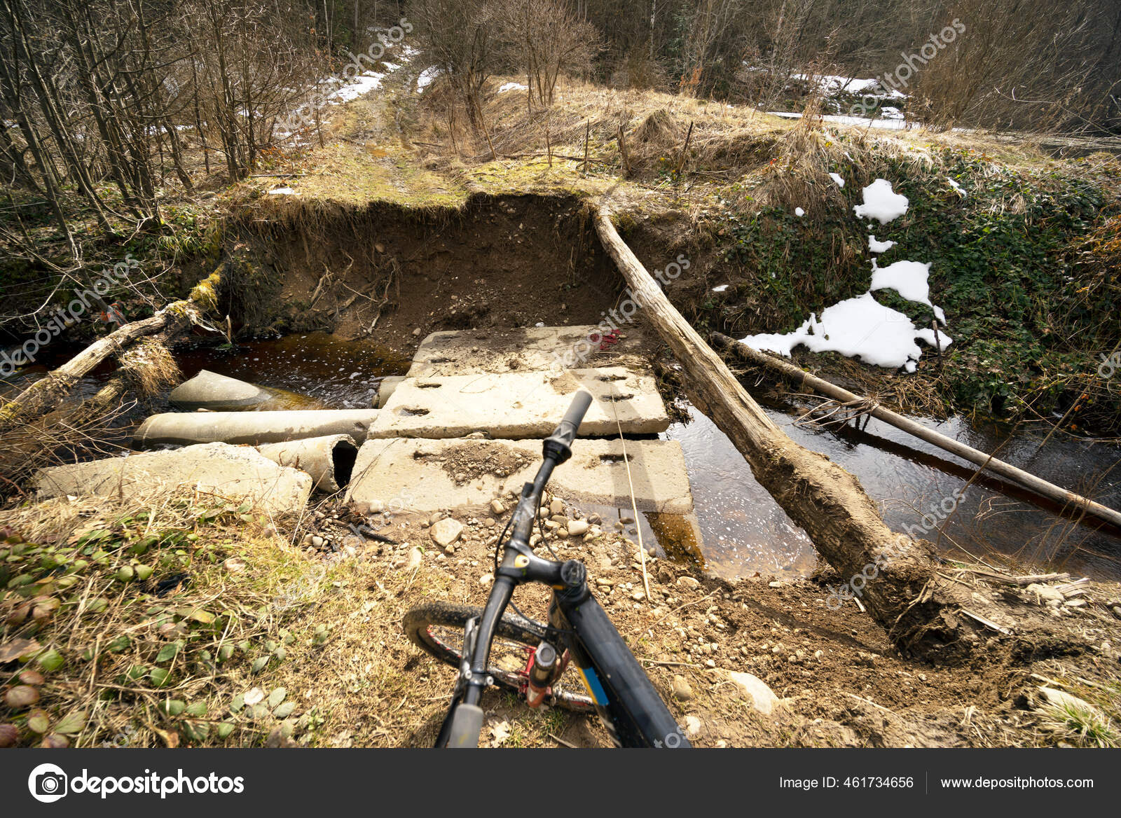 Severe Flooding Destroyed Bridges Roads Rural Areas Even Concrete ...