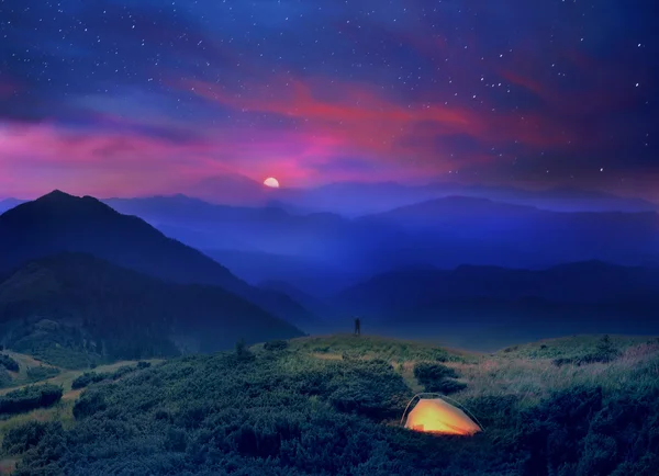 ᐈ Moon rise stock images, Royalty Free moonrise photos | download on ...