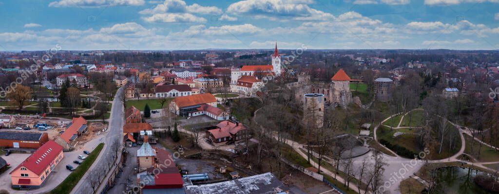 Ruinas del castillo de cesis Stock Photos, Royalty Free Ruinas del ...