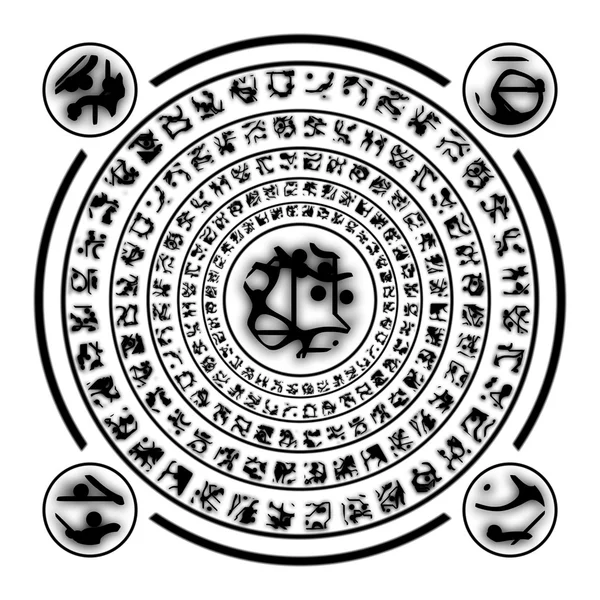 Rune circle Stock Photos & Royalty-Free Images | Depositphotos