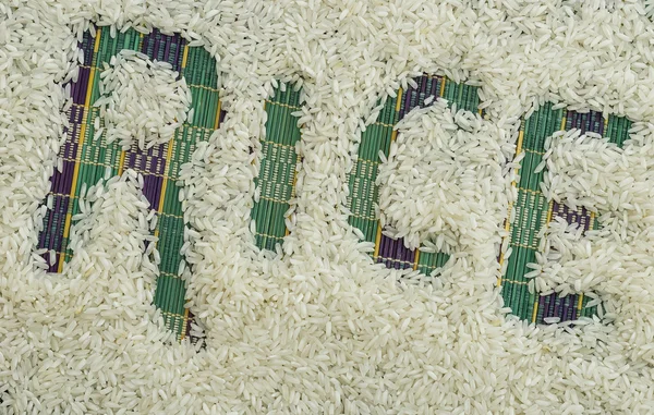 Chessboard with growing heaps of rice grains, view from above showing ...