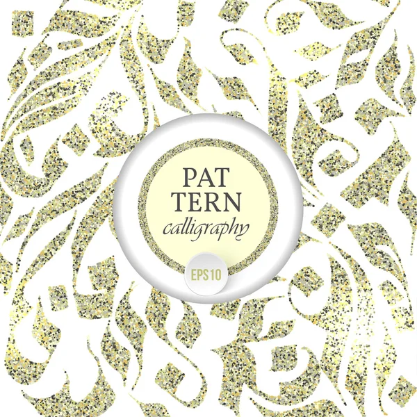 Background with calligraphy pattern. Stock Vector by ©alexdancer 113416256