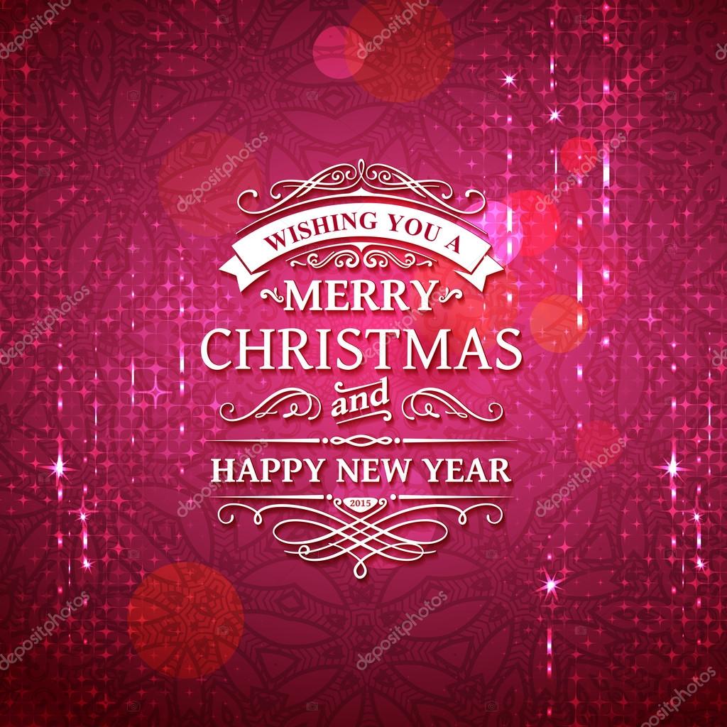 Beautiful christmas background Stock Vector by ©alexdancer 90121784