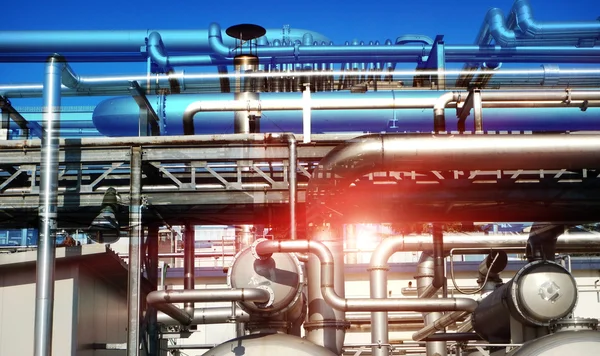 Fuel industry equipment installation - Stock Image - Everypixel