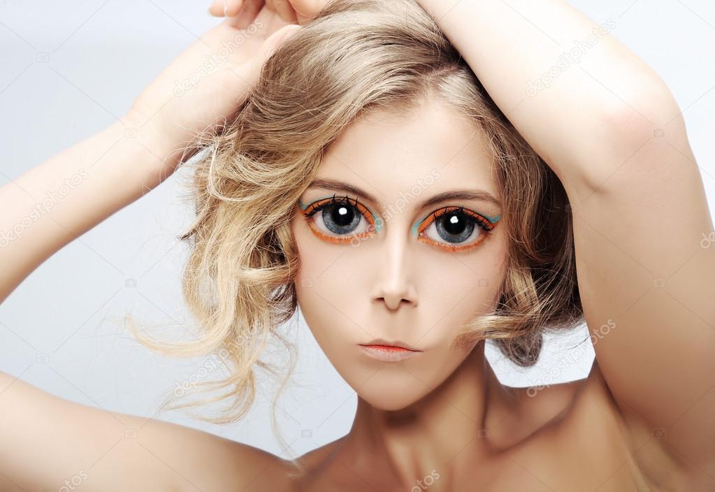 Alien Beauty - Beauty in Manga style — Stock Photo © claudio.gangi ...