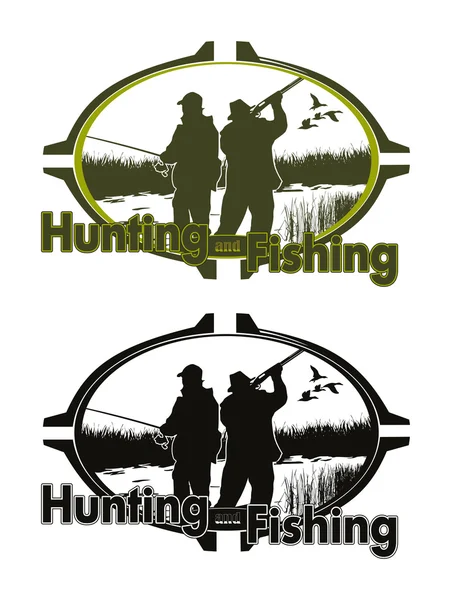 Hunting And Fishing Logos