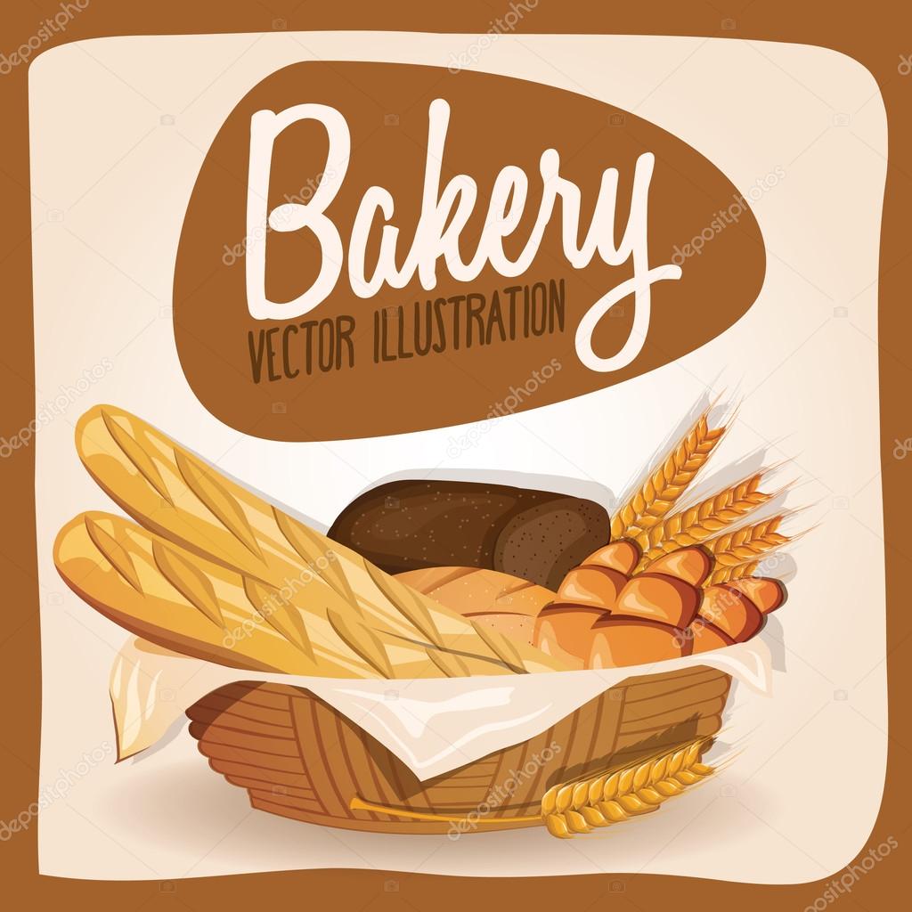 Cartoon bread basket Stock Illustration by ©elena.lielnors.gmail.com ...