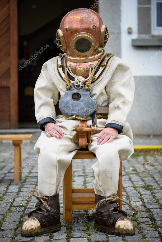 Old Scuba Diver Suit