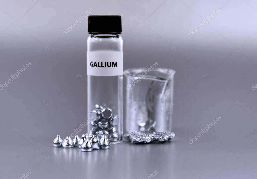 Imágenes de stock de metal de estado sólido de galio. Accesorios de ...