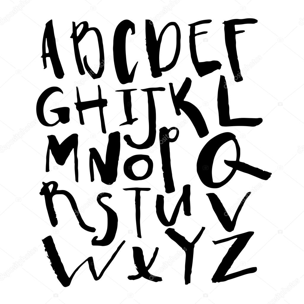 Vector handwritten brush script. Stock Vector Image by ©Ksu_Ganz #120167626