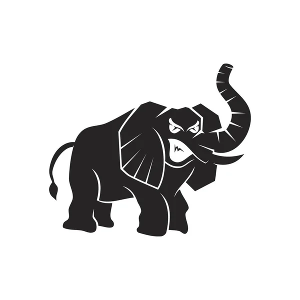 Elephant mascot scary sports Vector Art Stock Images | Depositphotos