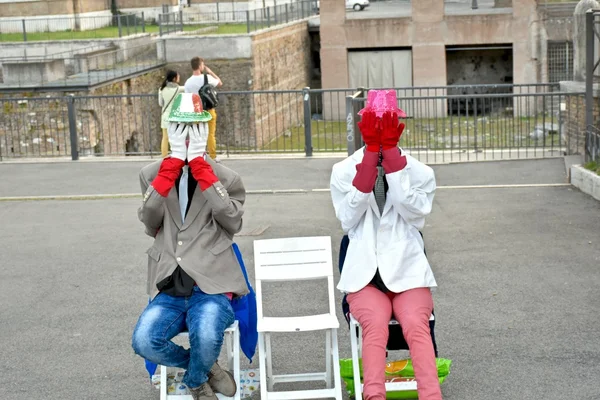 Mimes performing in Rome – Stock Editorial Photo © jeramey.lende.gmail ...
