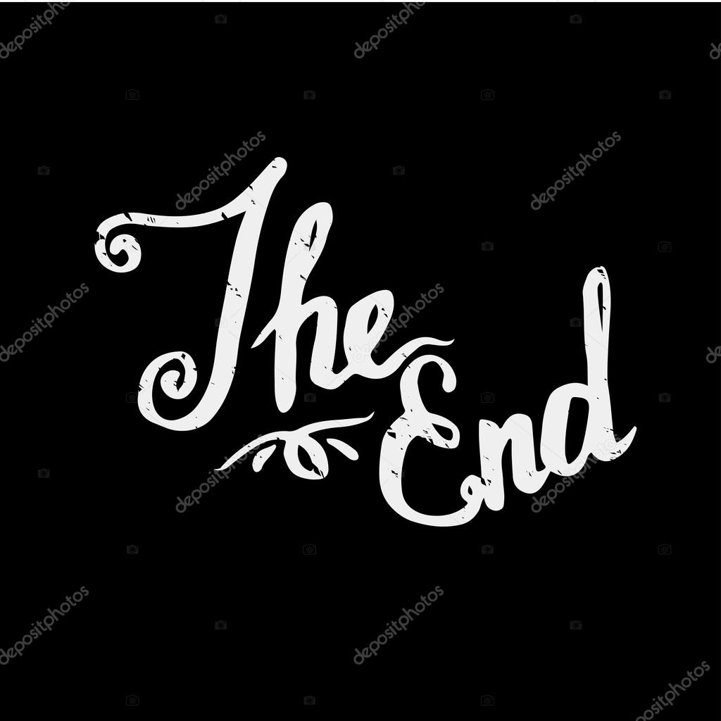 The End calligraphy Stock Vector Image by ©hlivnyk.a.gmail.com #114641862