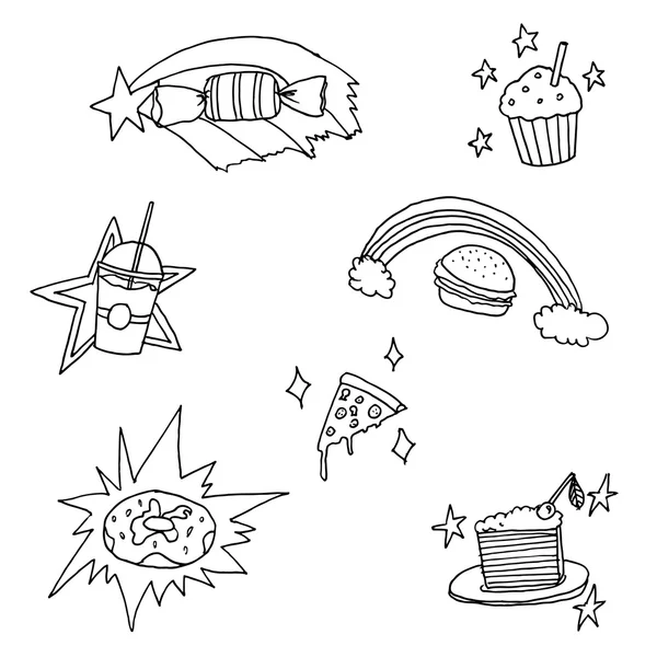 Cartoon magical cupcake Vector Art Stock Images | Depositphotos