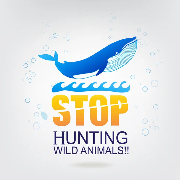 Save the world stop hunting animals. Stock Vector Image by ©Space ...