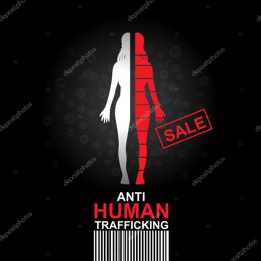 Stop Human Trafficking Vector Concept Human Sale. — Stock Vector ...