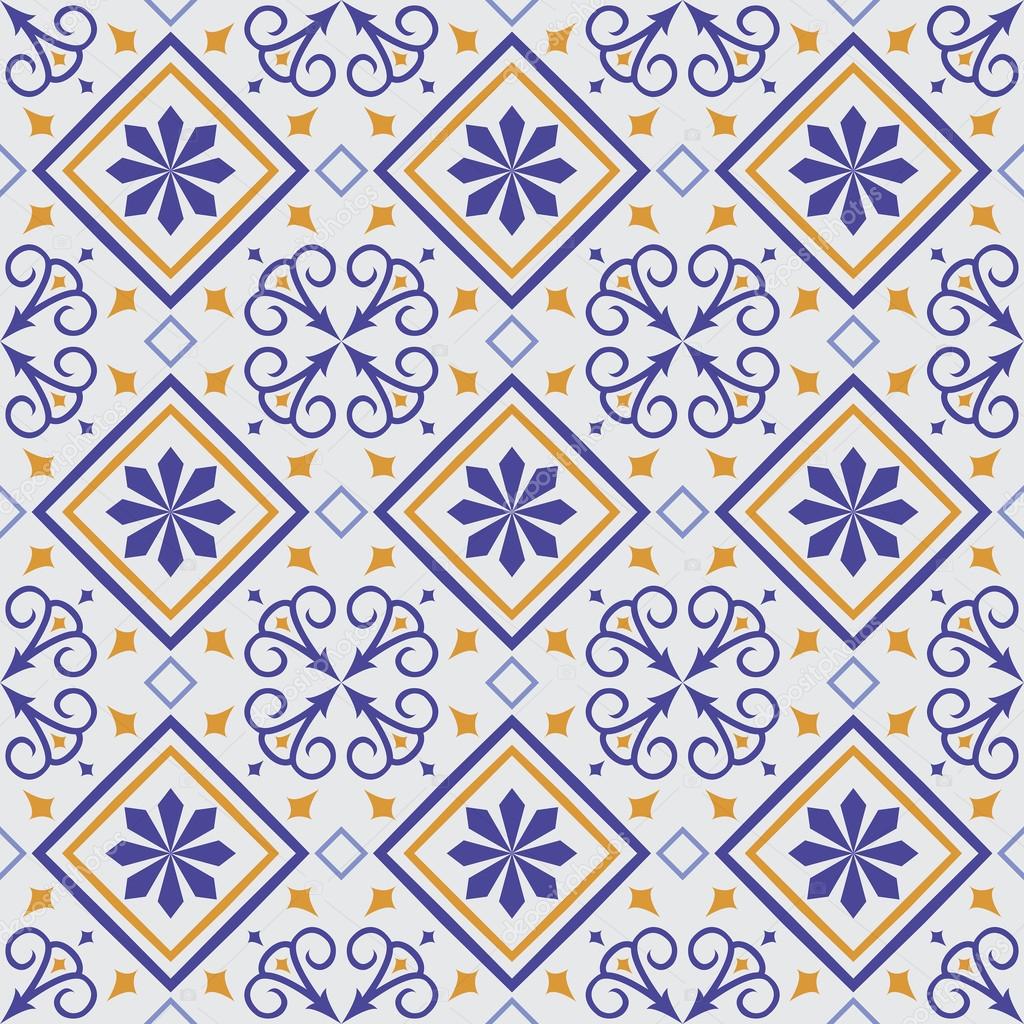 Vector tile seamless pattern background. Stock Vector Image by ©Claudia ...