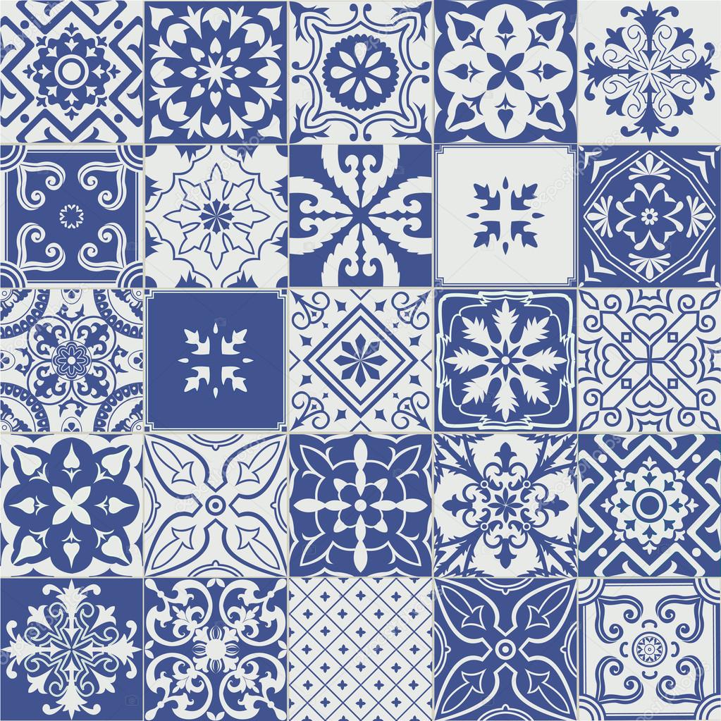 Big set of tiles background. Stock Vector Image by ©Claudia_Nuage ...