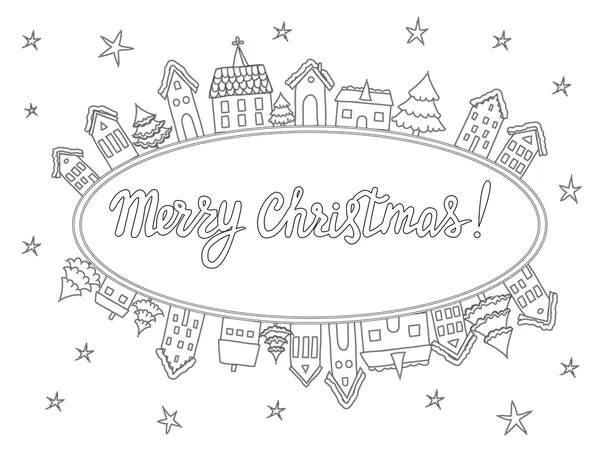 Christmas coloring border Vector Art Stock Images | Depositphotos