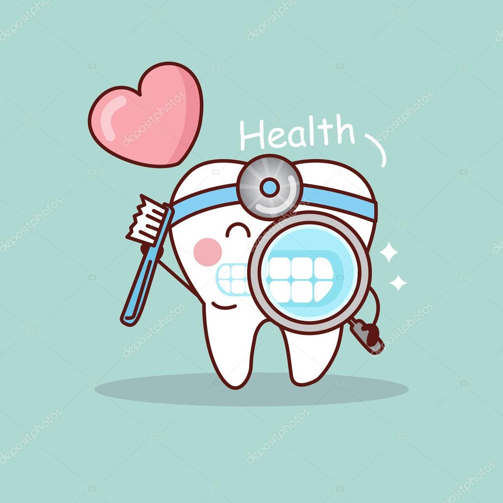 Diente de dibujos animados feliz y dentista Vector de stock #118037126 ...