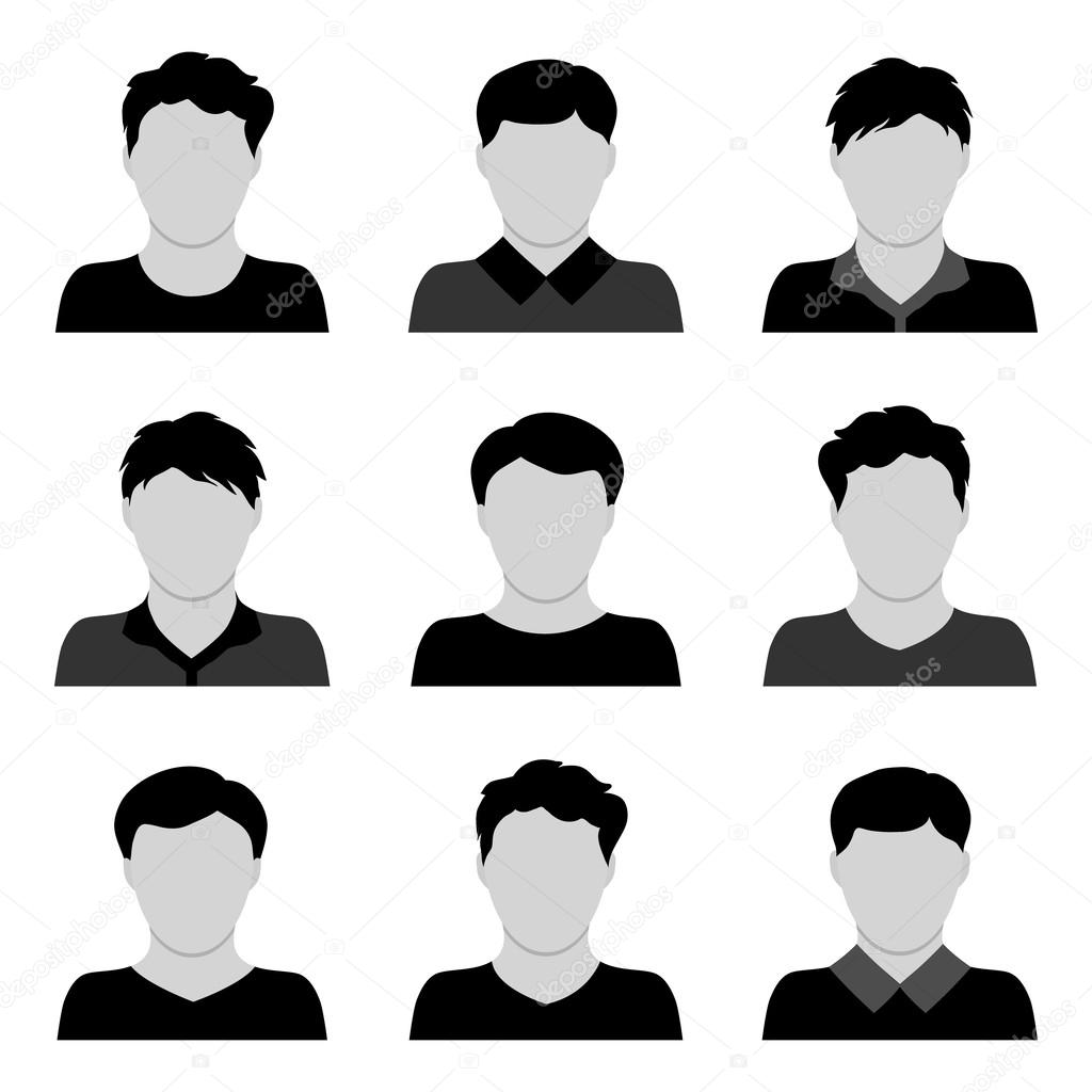 Vector set of people icons — Stock Vector © MarBom #123806076